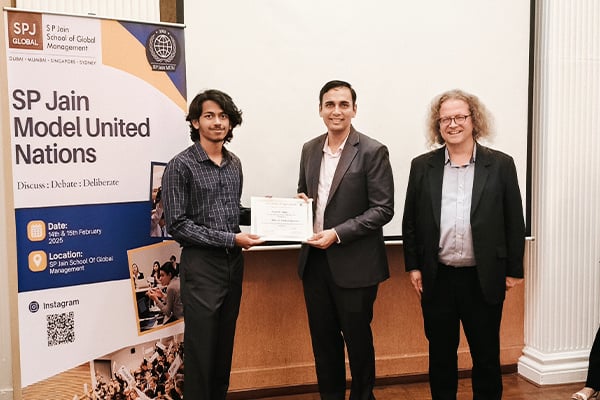 SP Jain model United Nations 2025 shaping future diplomats